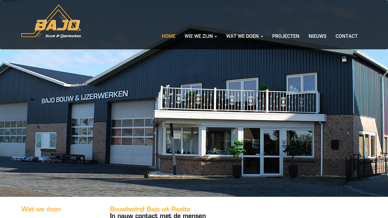 Bajo Bouw & IJzerwerken: klantervaringen & recensies