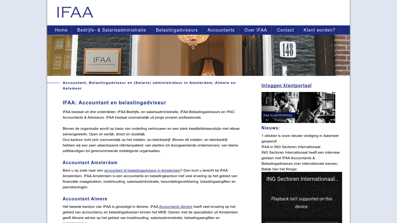 IFAA Accountants & Belastingadviseurs: klantervaringen & recensies