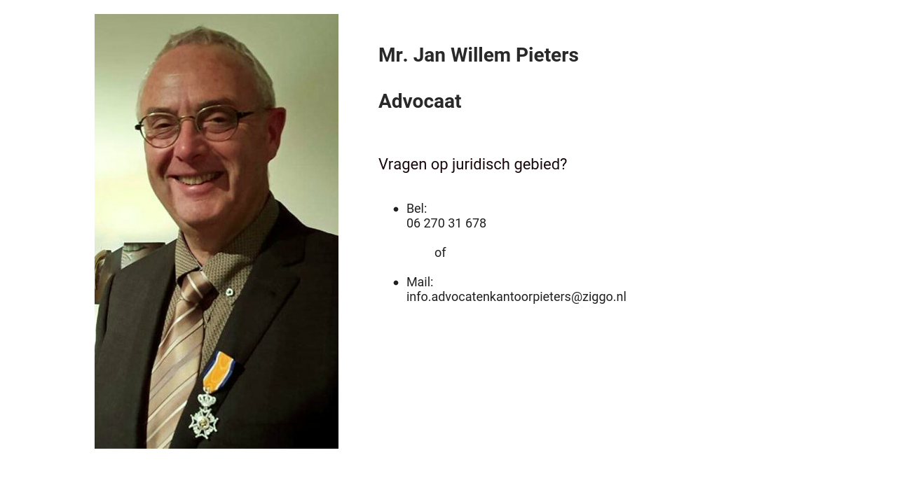 Pieters Advocaat Mr J W: klantervaringen & recensies