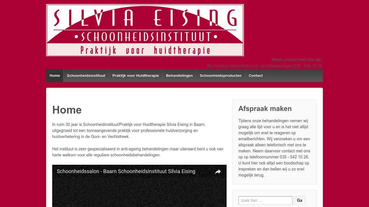 Schoonheidsinstituut Praktijk v Huidtherapie Silvia Eising ...