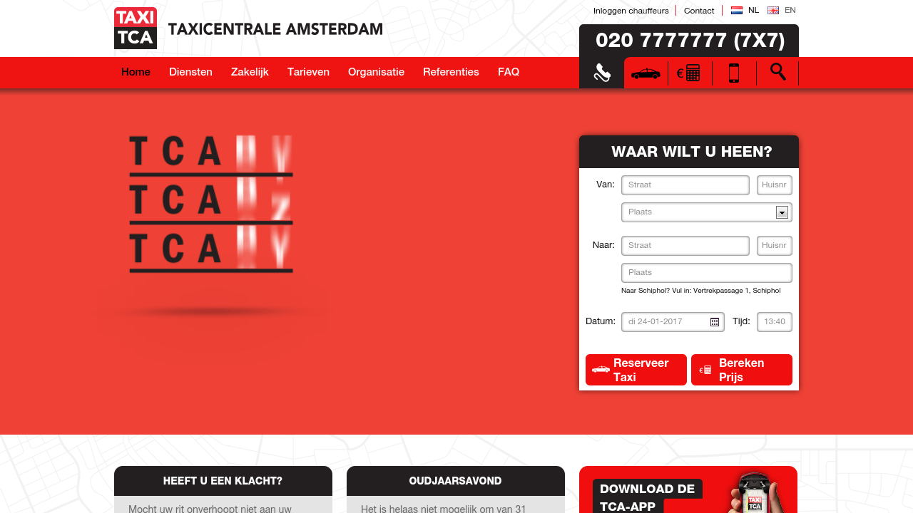 TCA Taxi Centrale Amsterdam: klantervaringen & recensies