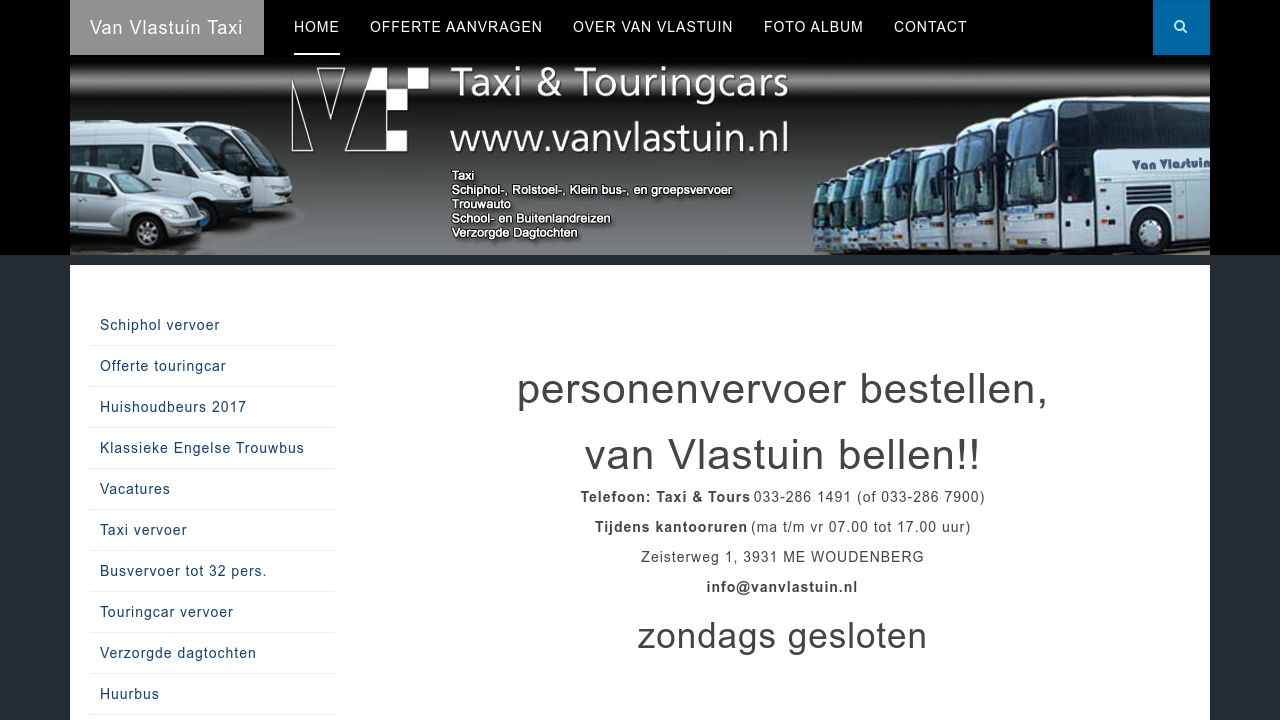 Vlastuin Taxi en Touringcar BV Van: klantervaringen & recensies